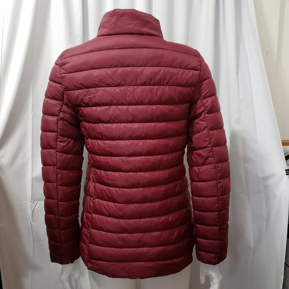 Basic Editions | Jackets & Coats | Ladies Burgundy Puffer Jacket Nwt | Poshmark